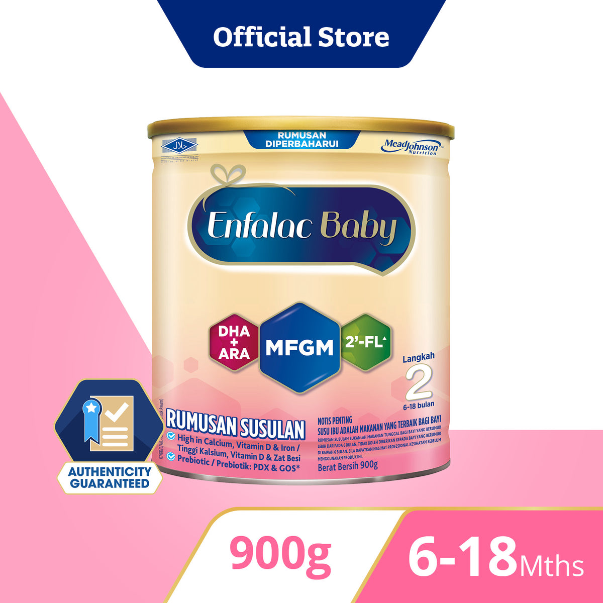 Enfalac Baby Step 2 900g – Mead Johnson Nutrition Flagship Store